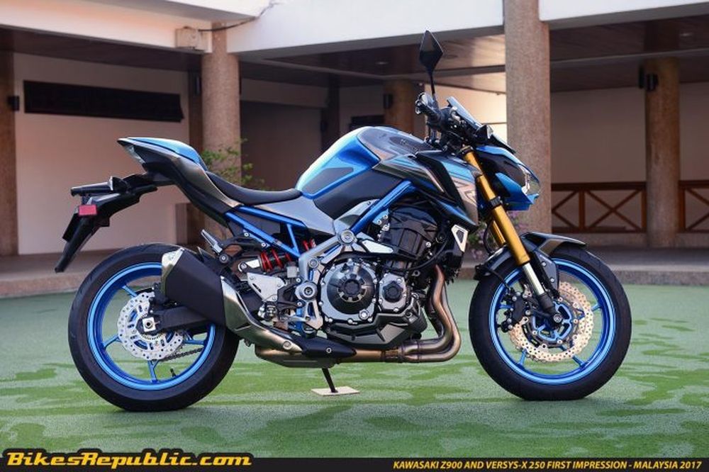 Chiêm ngưỡng Kawasaki Z900 2018 xanh Blue Candy mới ra mắt tại Thái Lan