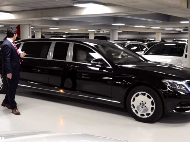 Cận cảnh Mercedes-Maybach S600 Pullman Guard 2019 có khả năng bảo vệ ...