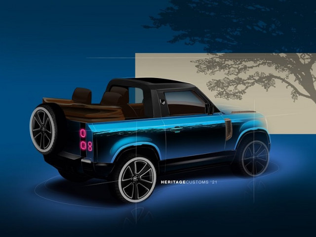 Lạ mắt với phiên bản mui trần Land Rover Defender, giá bán dự kiến từ 3 ...