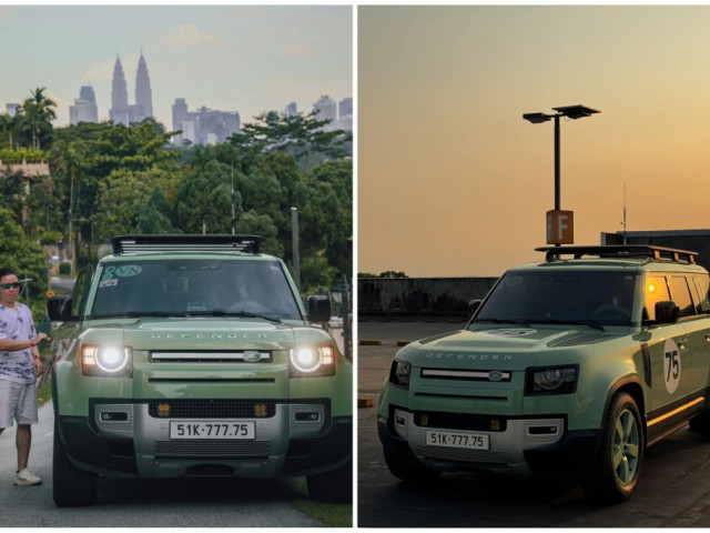 Tay chơi Bình Dương mang Land Rover Defender 75th Limited Edition phượt ...