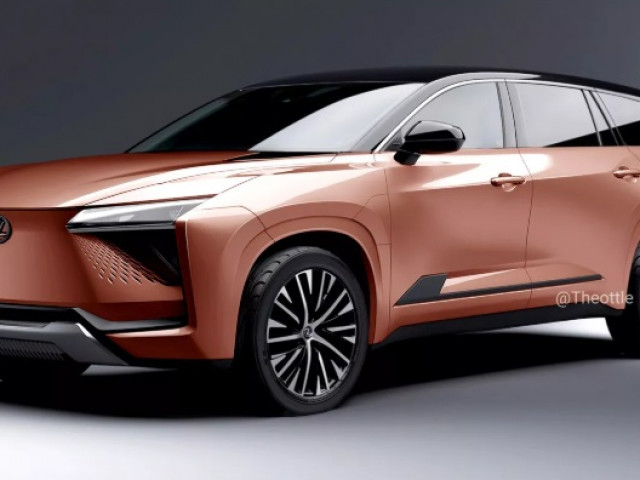 Lexus TZ - SUV điện 3 hàng ghế chuẩn bị trình làng